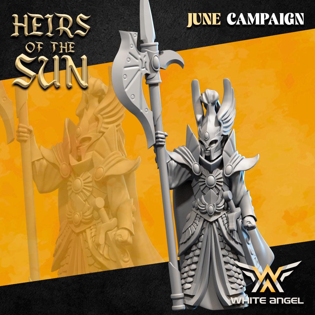 Captain of the Sun - Heirs of the Sun | White Angel Miniatures | RPG ...