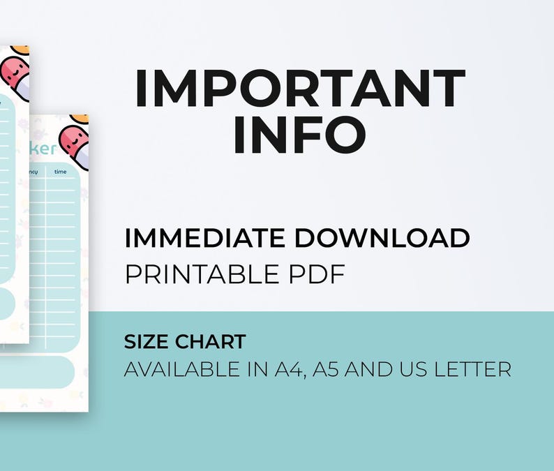 Cute Medication Tracker Printable | Wellness Tracker & Medicine Intake ...