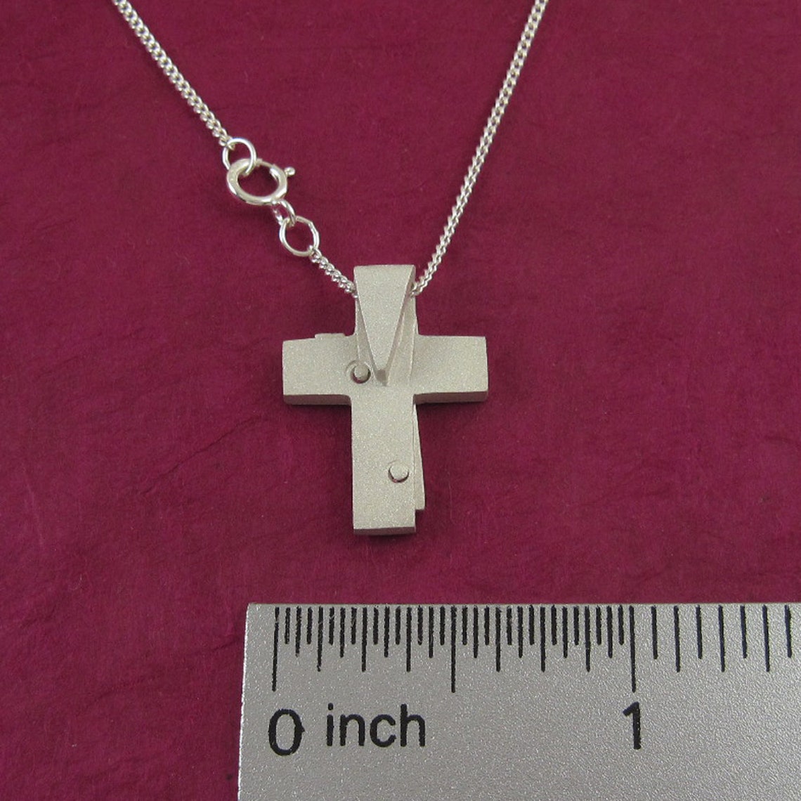 Deacon Wife Cross, Silver Deacon's Wife Pendant With Chain, Religious ...