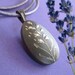 Lavender Sachet Locket, Silver Diffuser Necklace Lavande Collection - Etsy