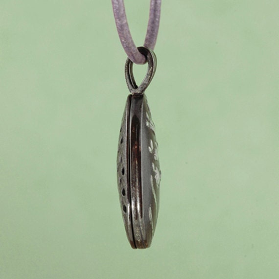 Lavender Sachet Locket, Silver Diffuser Necklace Lavande Collection - Etsy