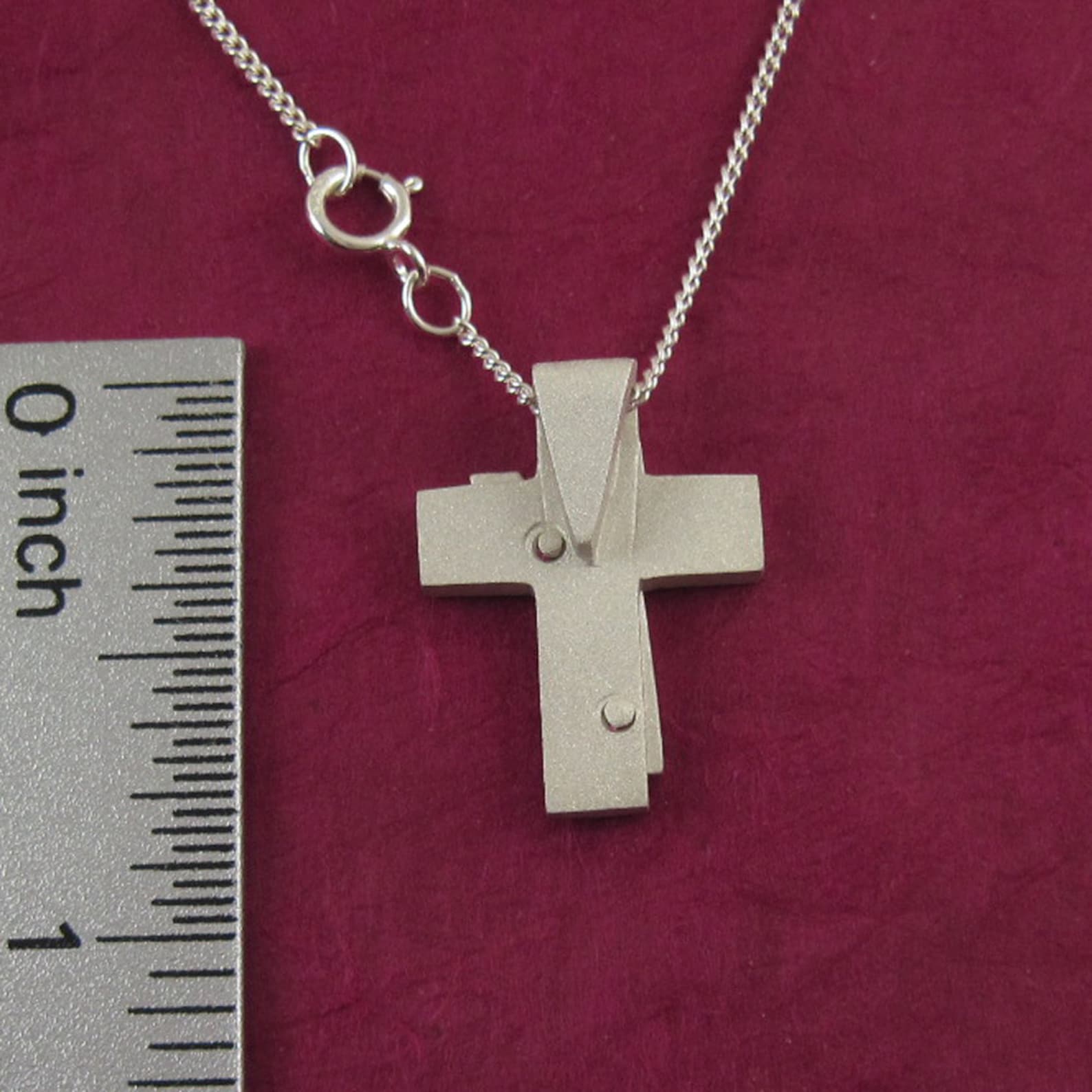 Deacon Wife Cross, Silver Deacon's Wife Pendant With Chain, Religious ...