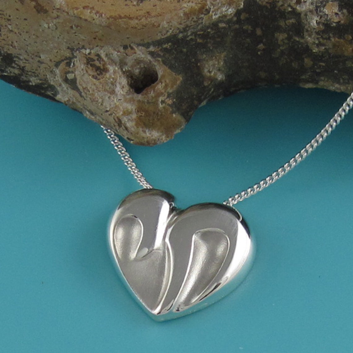 Womens Chai Necklace Silver Chai Pendant With Chain Chai in - Etsy