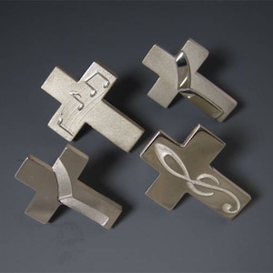 Deacon Lapel Pin, Sterling Deacon Cross Tac, Deacon Stole Riveted to ...