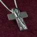 Silver Treble Clef Cross Necklace G Clef Cross Pendant With - Etsy