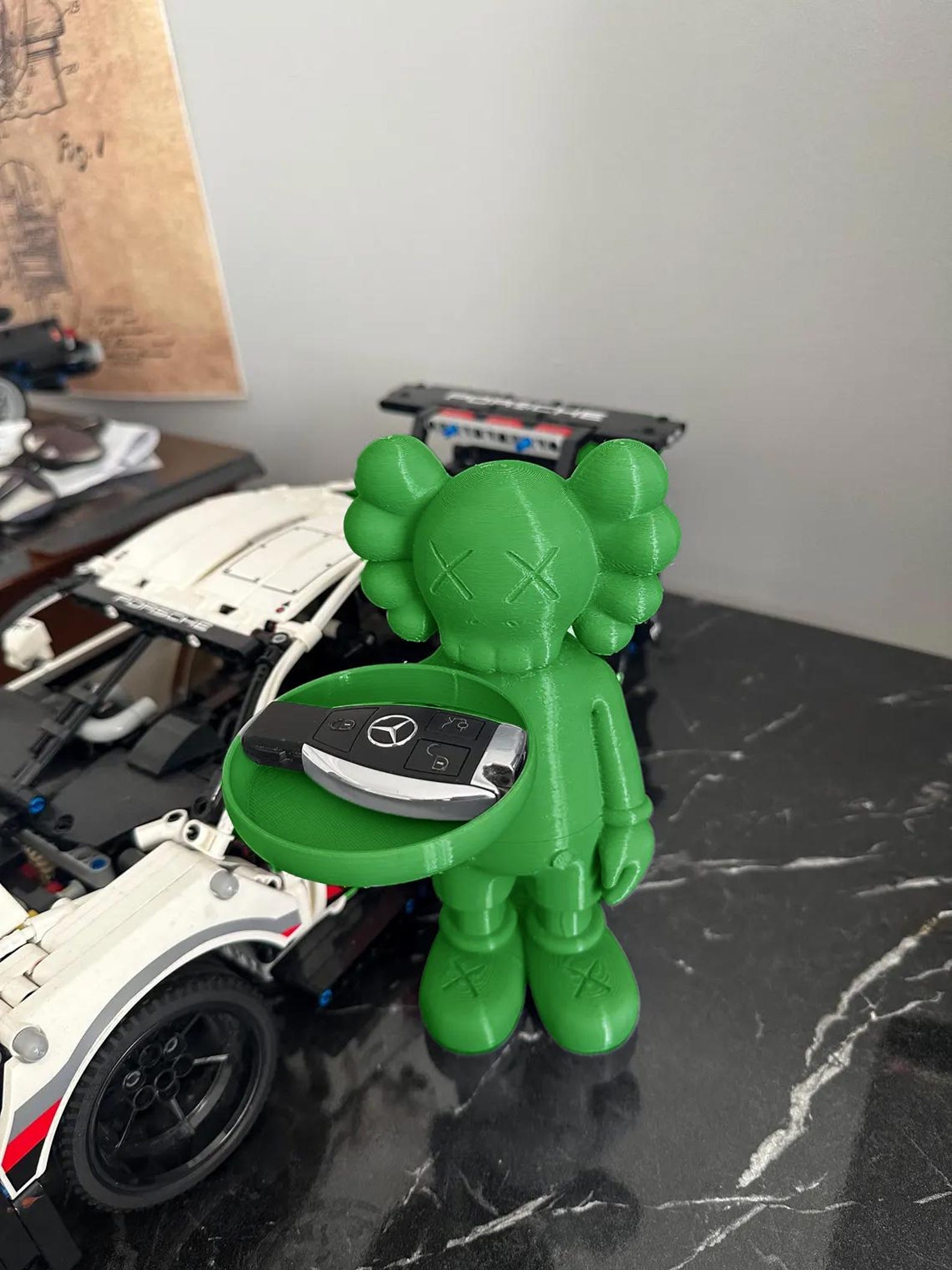 Kaws Tray Holder Unique Decorative Tray for Home and Office, Modern Art ...