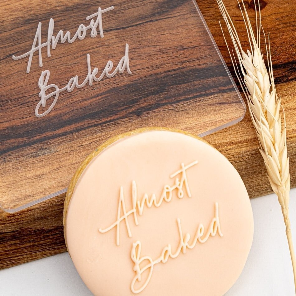 Almost Baked Stacked Raised Cookie Stamp - for Baby Shower, Baby ...