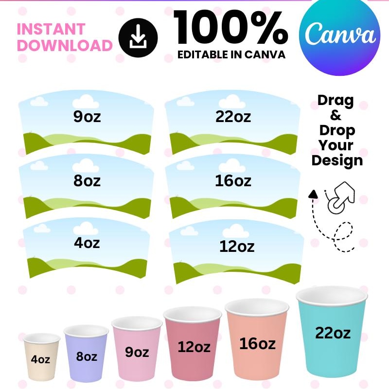 Cup Sleeves Hot Cold - Etsy