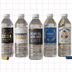 Water Bottle Label Template | Editable Canva Design | Custom Party ...