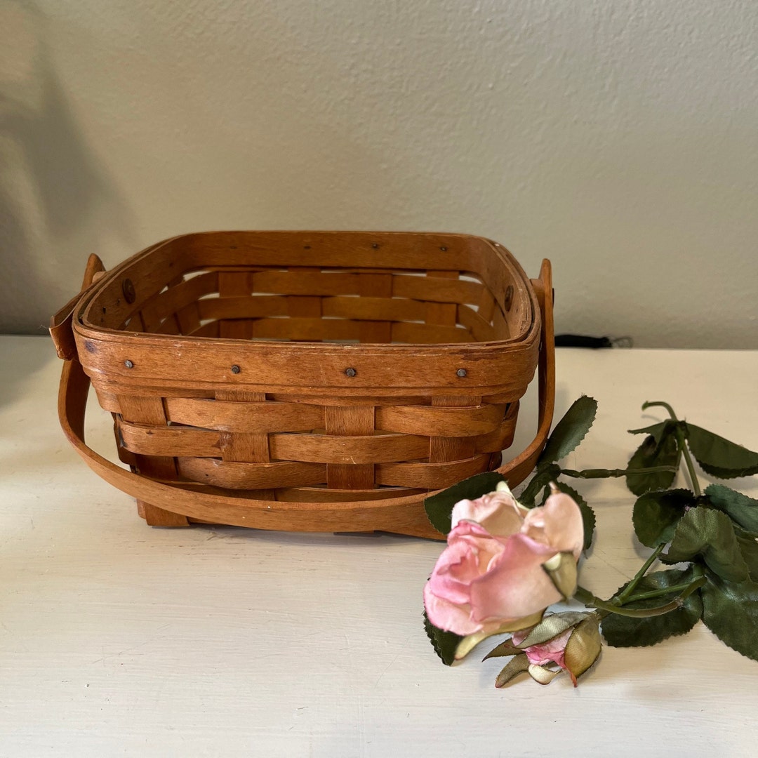 Used Vintage 1983 or 1993 Longaberger Basket / Collectible Basket ...