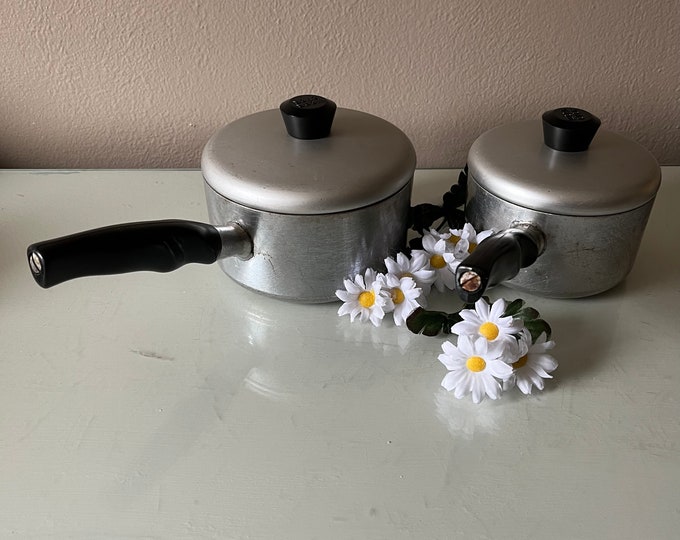 Choice of 2 Small, Vintage Aluminum Metal Sauce Pans From Wearever / 1 ...