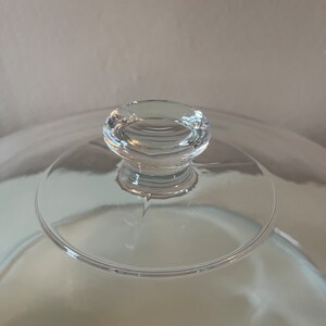 Large Glass Domed Cake Lid / Kitchen Gadget / Heavy Glass Cake Plate ...