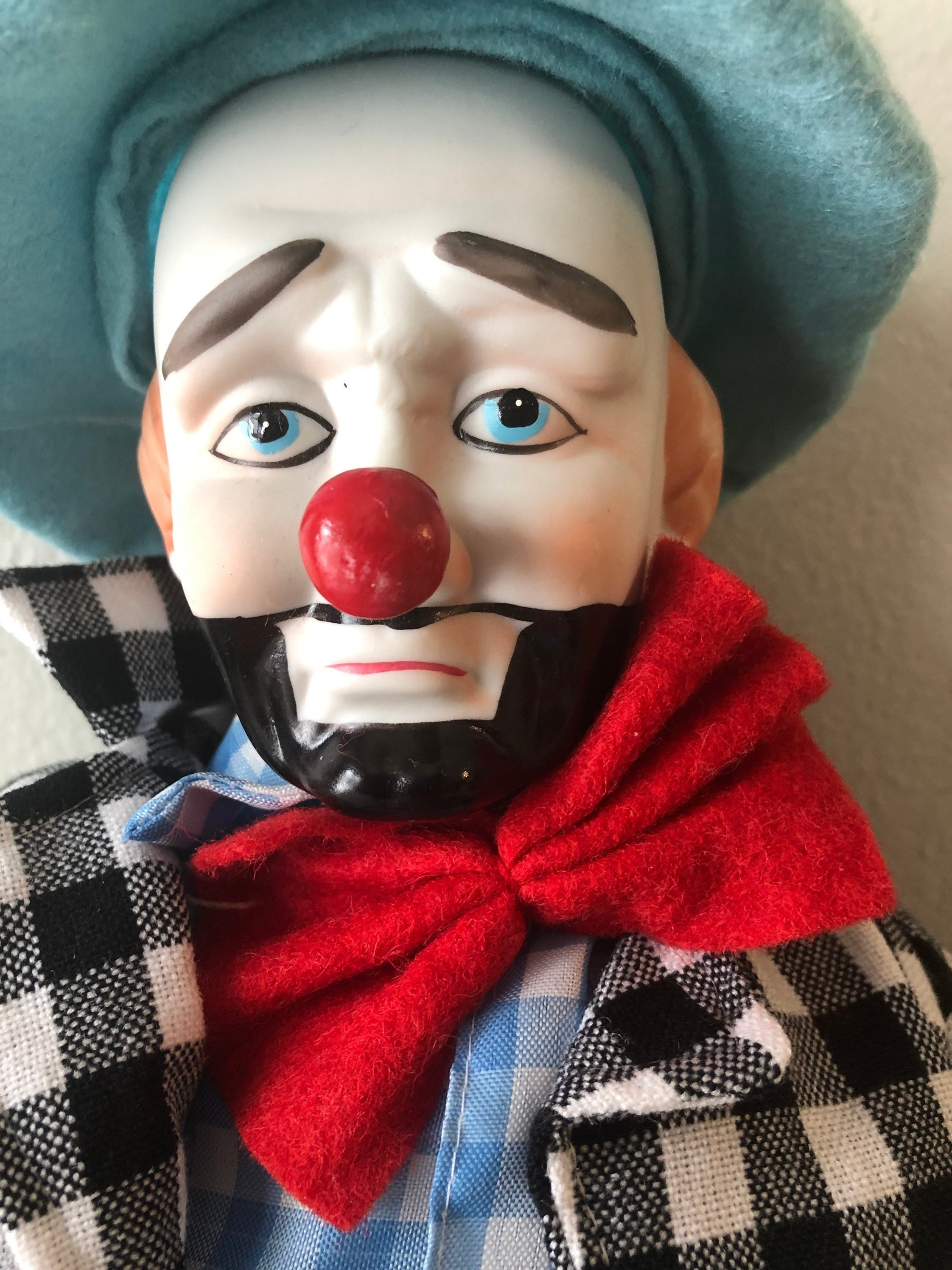 Figurines & Knick Knacks sad face porcelain clown porcelain clown ...