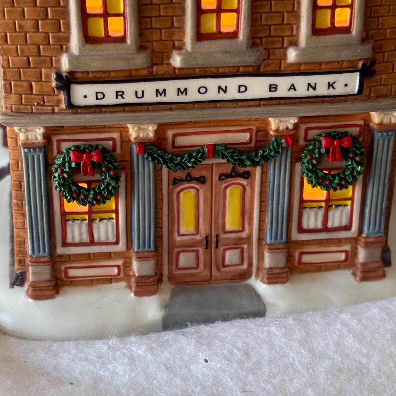 Dept 56 Dickens New England Village: Drummond Bank, 2003 Victorian ...