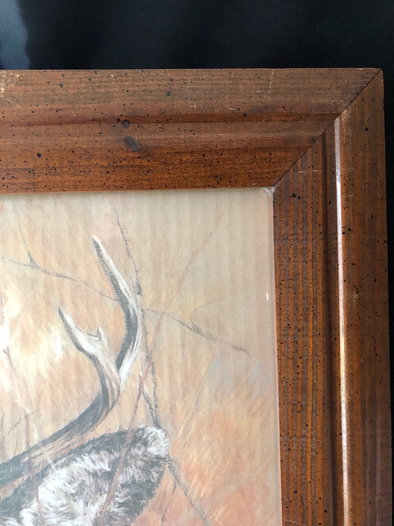 Vintage Deer / Buck With Rack Picture Home Interiors Circa | Etsy