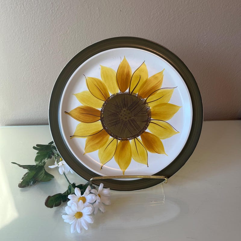 Sunflower Plate - Etsy