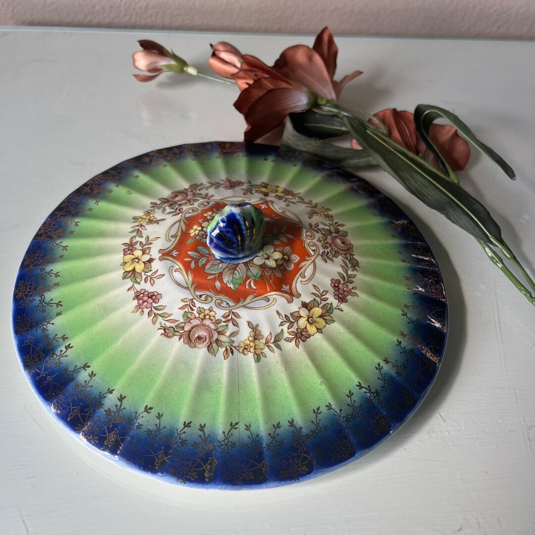 Vintage Leigh Potters Leigh Ware LEP20 / Center Piece to Bowl, Lid to ...