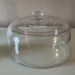 Large Glass Domed Cake Lid / Kitchen Gadget / Heavy Glass Cake Plate ...