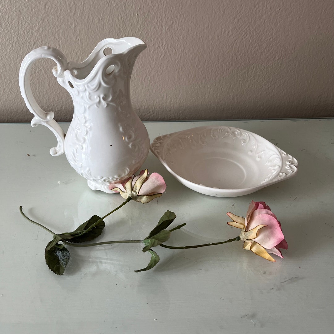 Vintage Napcoware Small Pitcher and Bowl Set / Provincial by Napcoware ...
