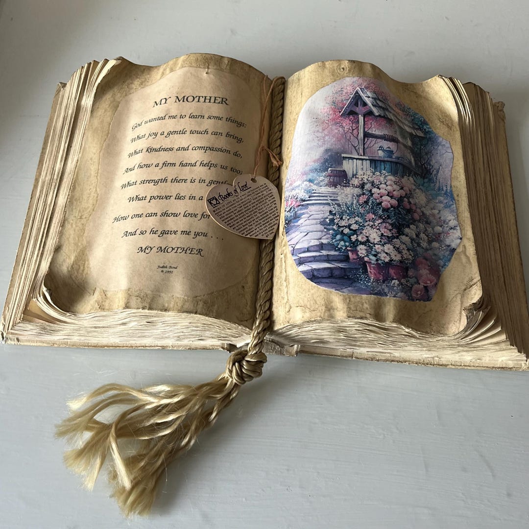 Vintage "my Mother" Keepsake Book of Love - Judith Bond 1991 - Etsy