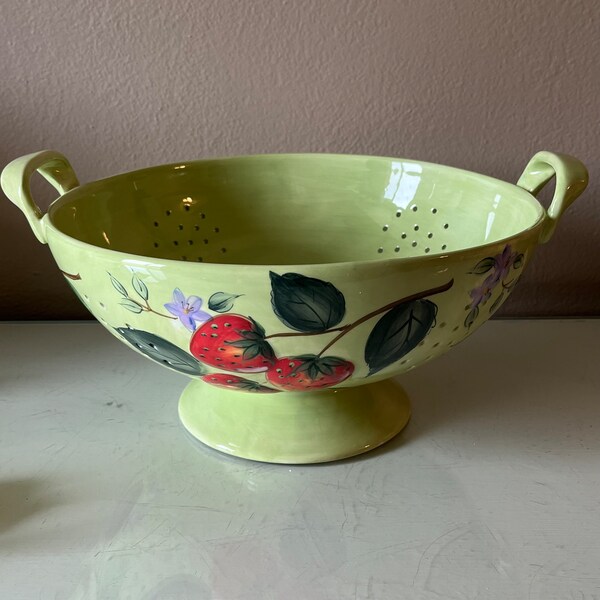 Ceramic Colander - Etsy