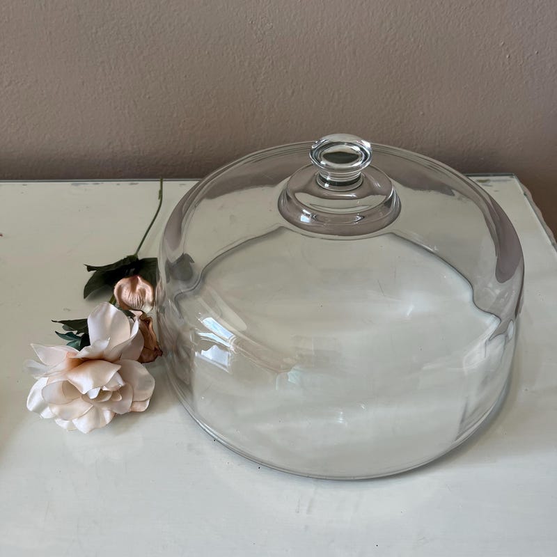 Glass Cake Dome - Etsy