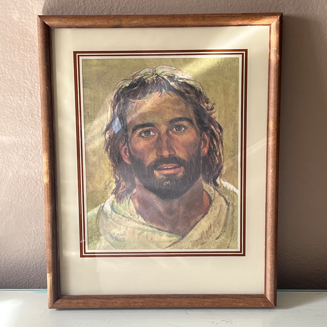 Vintage 1979 Jesus Picture / Vintage Religious Picture / Religious Wall ...