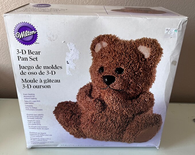 3D Bear Cake Pan Set From Wilton / Bear Cake Pan / Wilton Bear Cake Pan ...