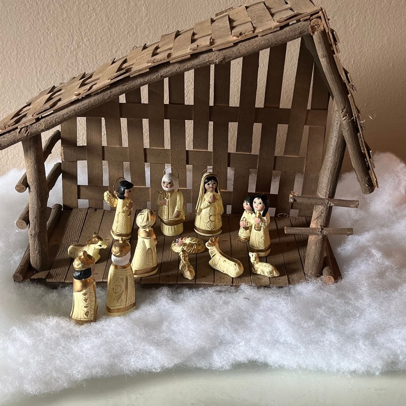 Ceramic Nativity Set - Etsy