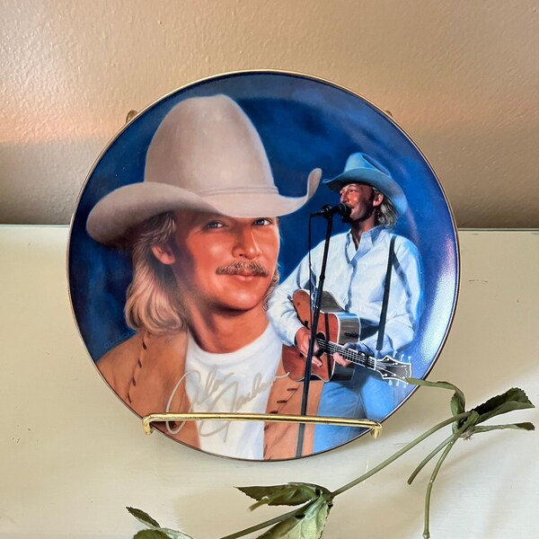Alan Jackson Plate - Etsy