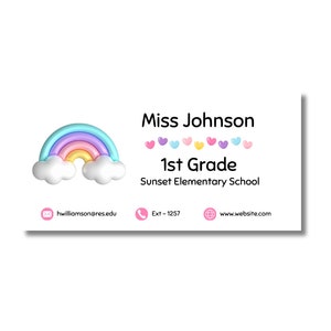 Teacher Email Signature Templates Customizable Email Signatures for ...