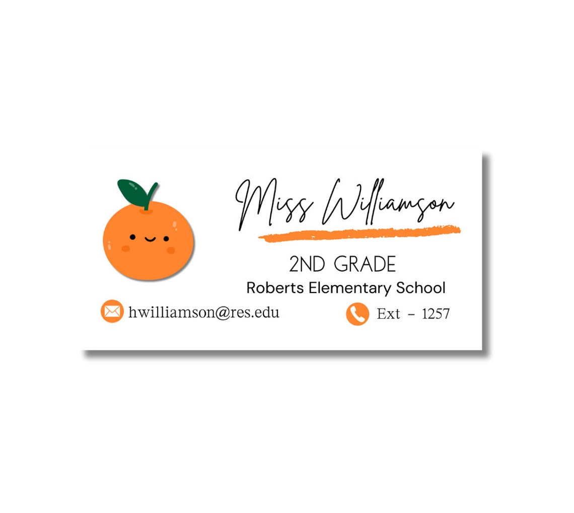 Teacher Email Signature Templates Cute Designs for Educators ...