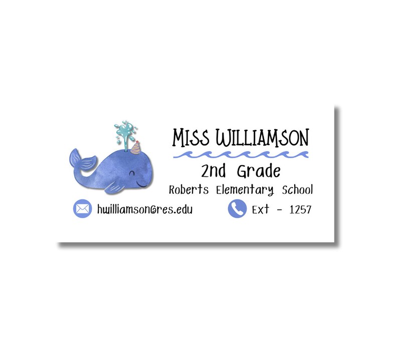 Teacher Email Signature Templates Cute Designs for Educators ...