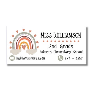 Teacher Email Signature Templates | Editable Canva Designs for ...