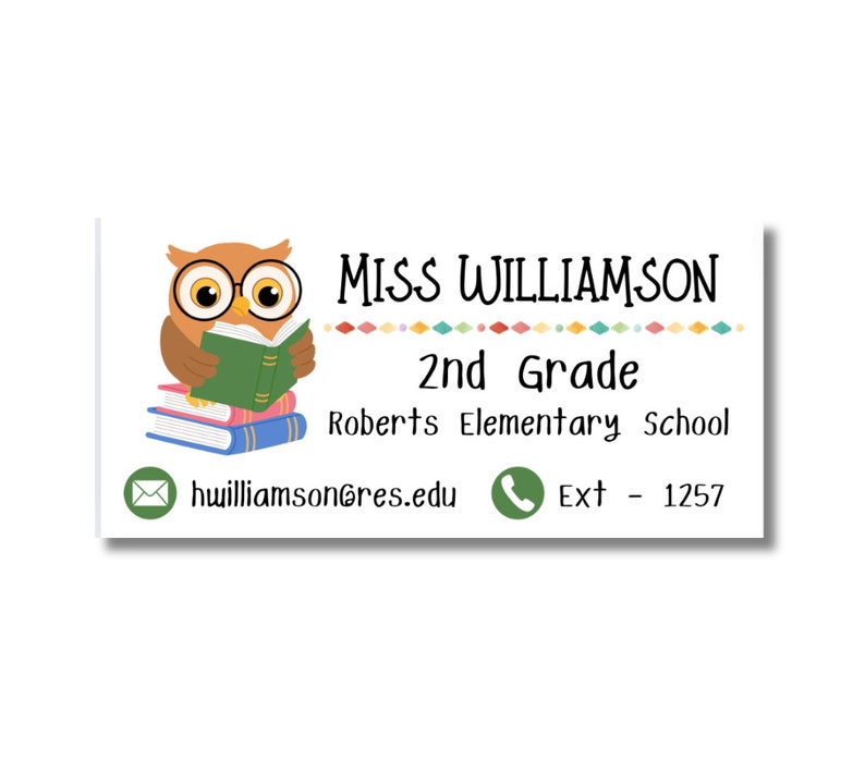Teacher Email Signature Templates | Editable Canva Designs for ...