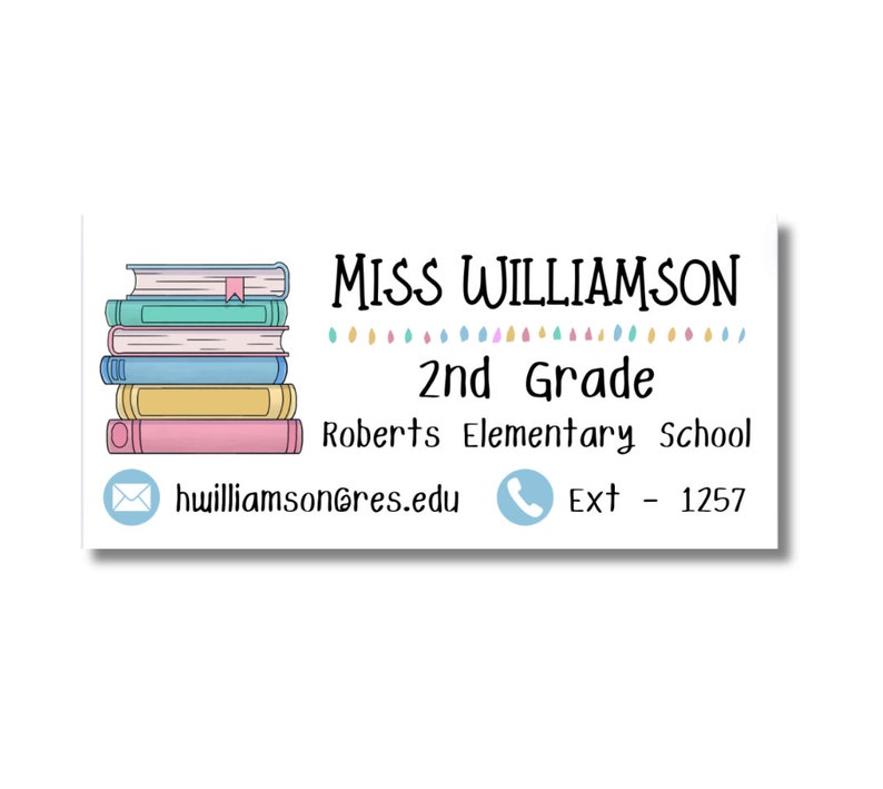 Teacher Email Signature Templates | Editable Canva Designs for ...