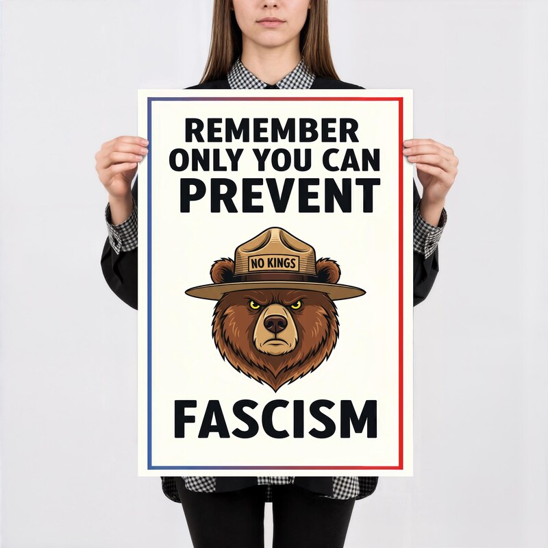 No Kings Protest Signs - Etsy