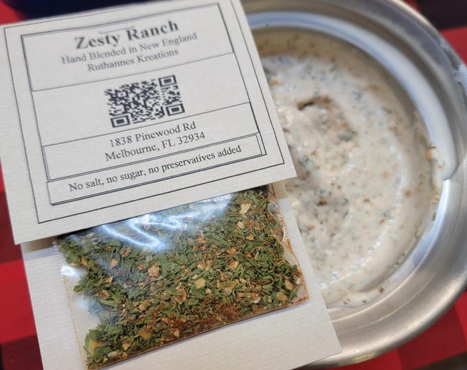 Zesty Ranch Dip Mix - Etsy