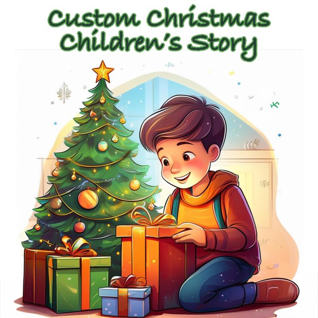 Custom Children's Christmas Story | Personalised / Personalized Digital ...