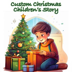 Custom Children's Christmas Story | Personalised / Personalized Digital ...