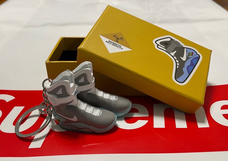 3D Air Mags Keychain Pair With Box Cute Gift Hype Sneakerhead Designer ...