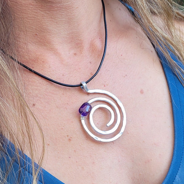 Spiral Necklace - Etsy