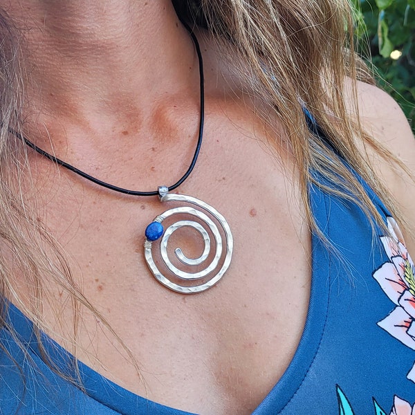 Spiral Necklace - Etsy