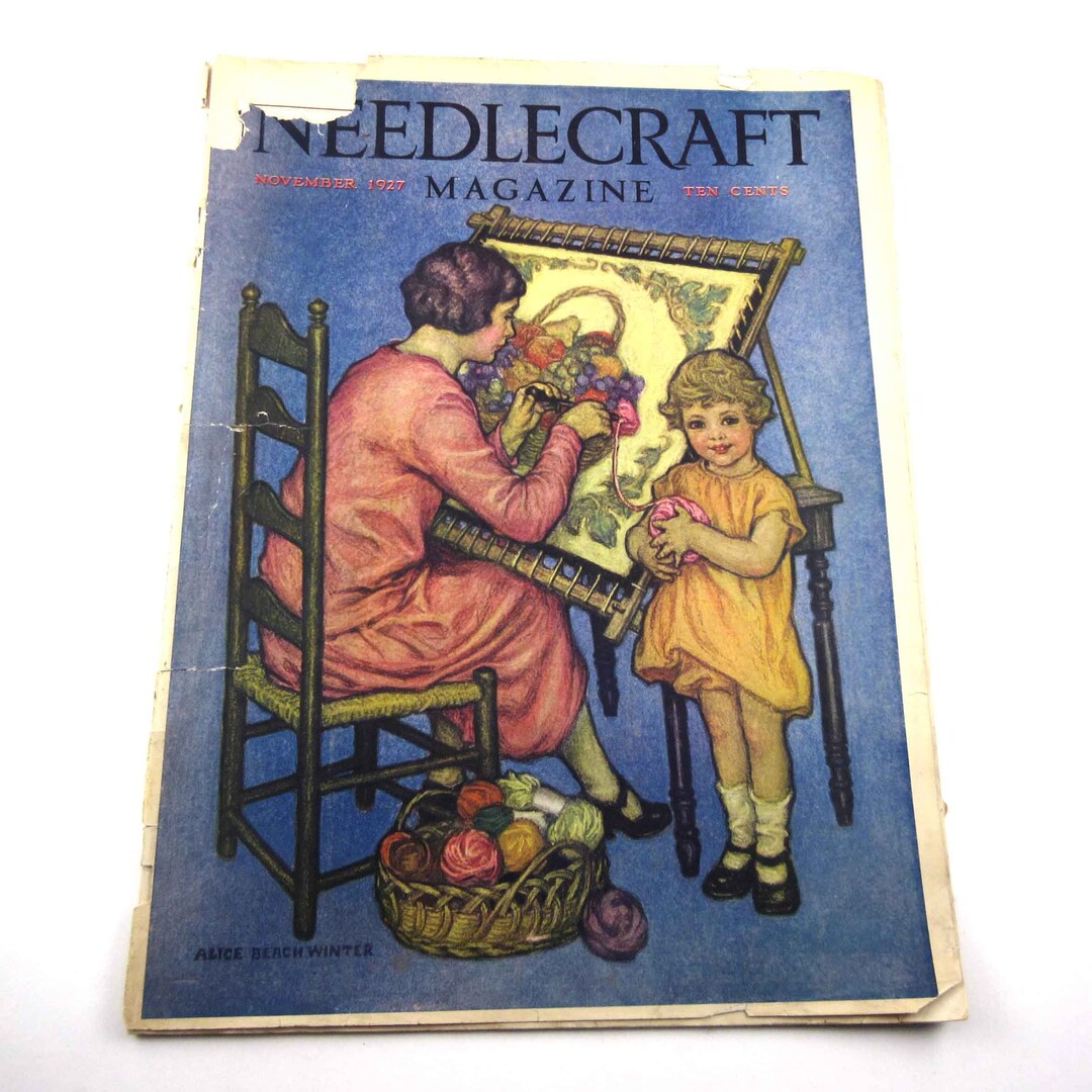 Vintage 1920s Needlecraft Magazine for November 1927 - Etsy