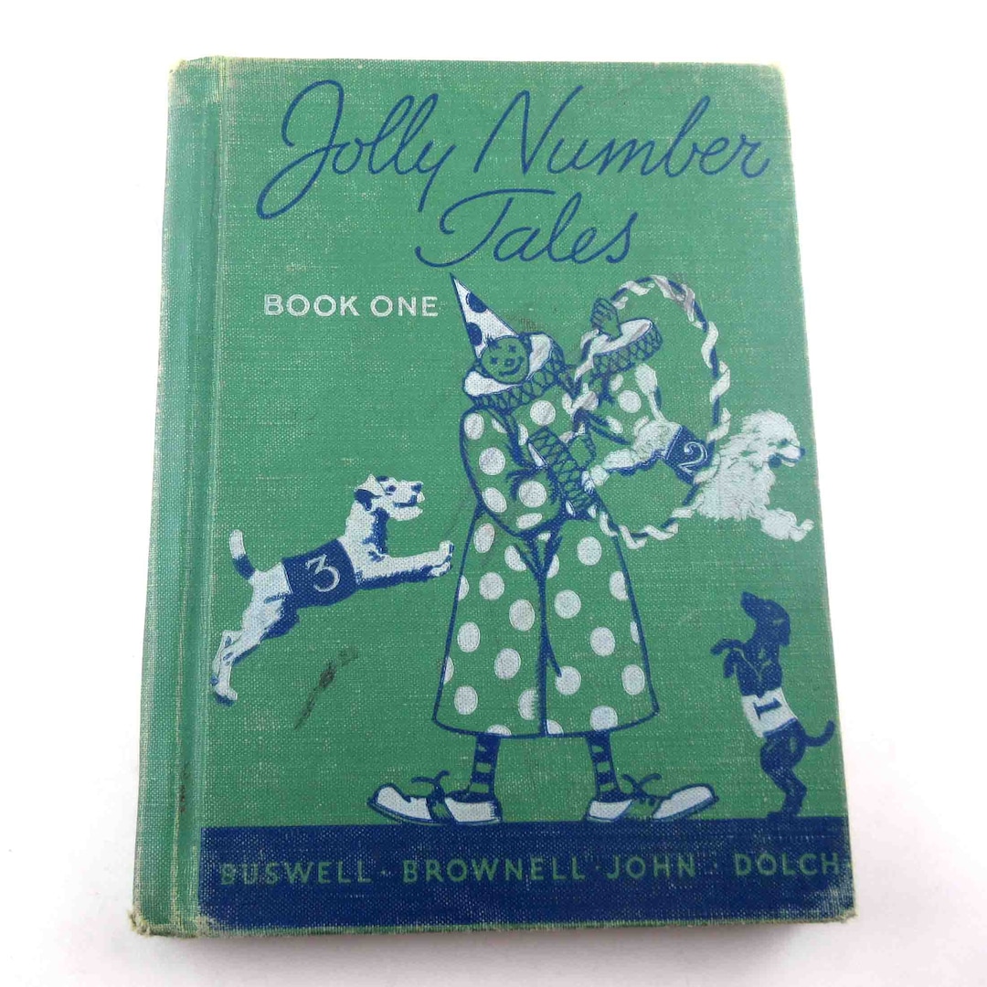 Jolly Number Tales Vintage 1930s Children's School Reader or Textbook ...