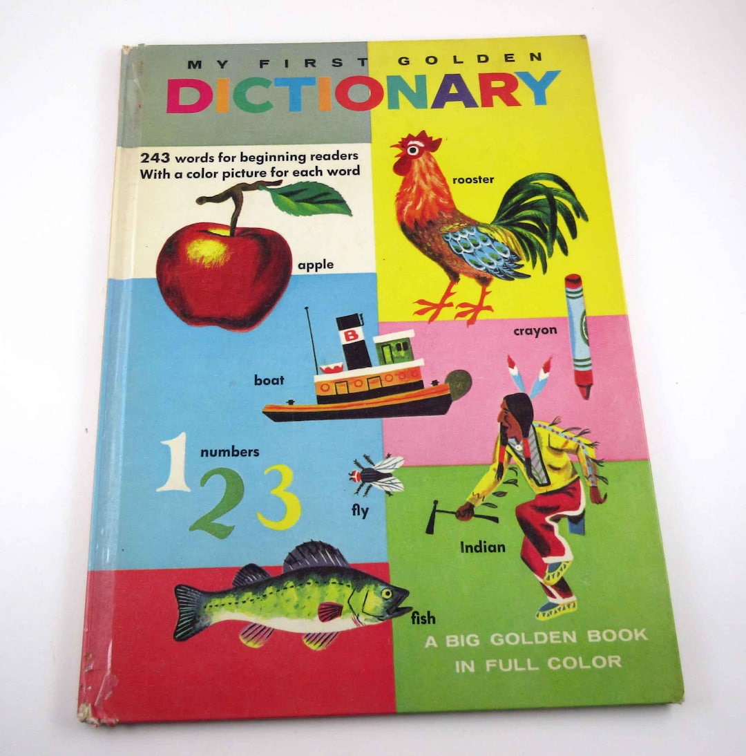 Vintage 1950s My First Golden Dictionary for Children With Richard ...