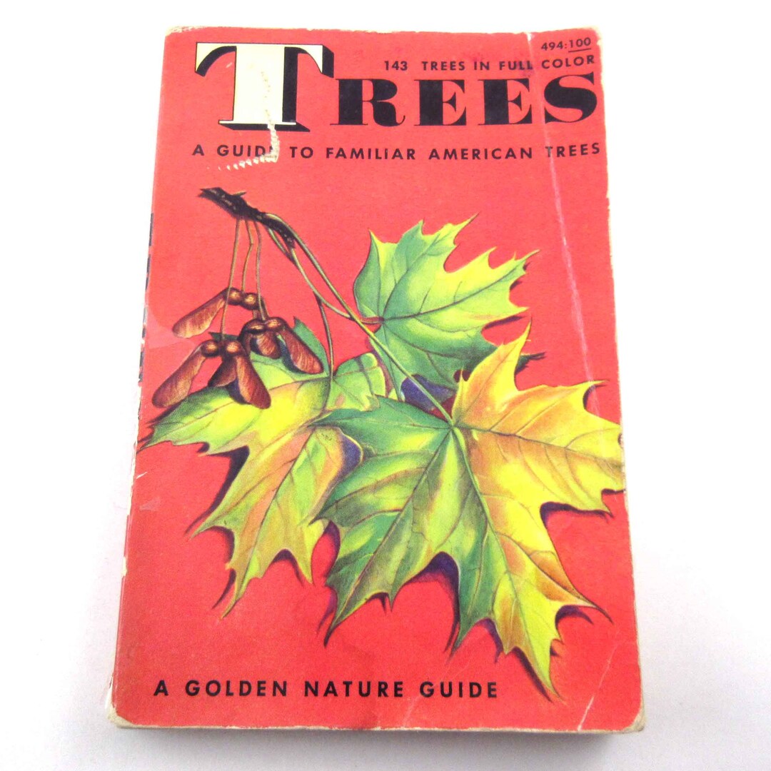 A Golden Nature Guide to Familiar American Trees Vintage Guide Book ...