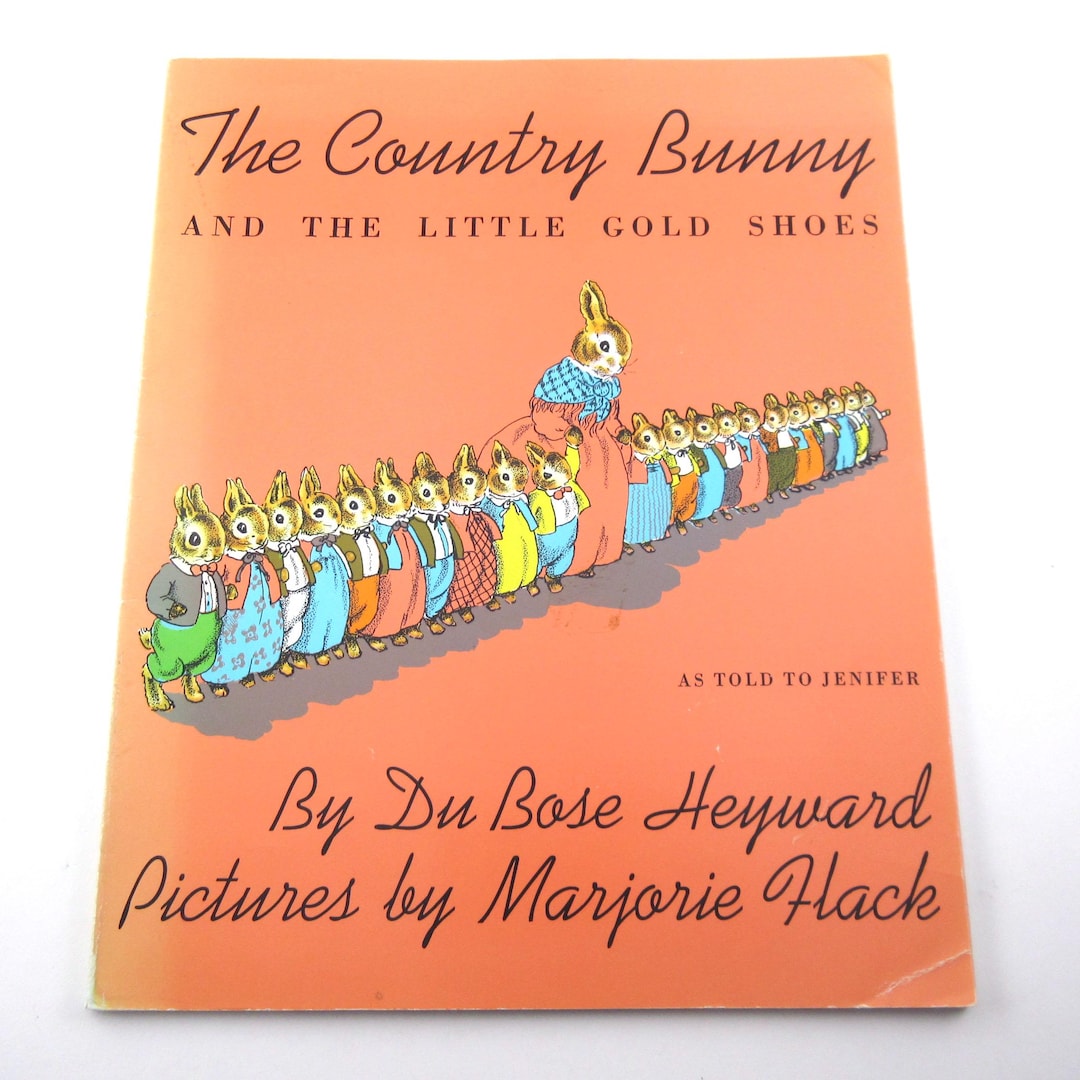 The Country Bunny and the Little Gold Shoes Vintage Children's Book by ...