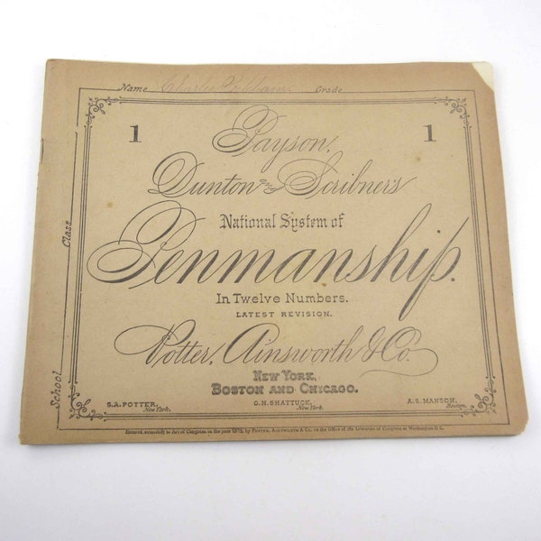 Penmanship - Etsy