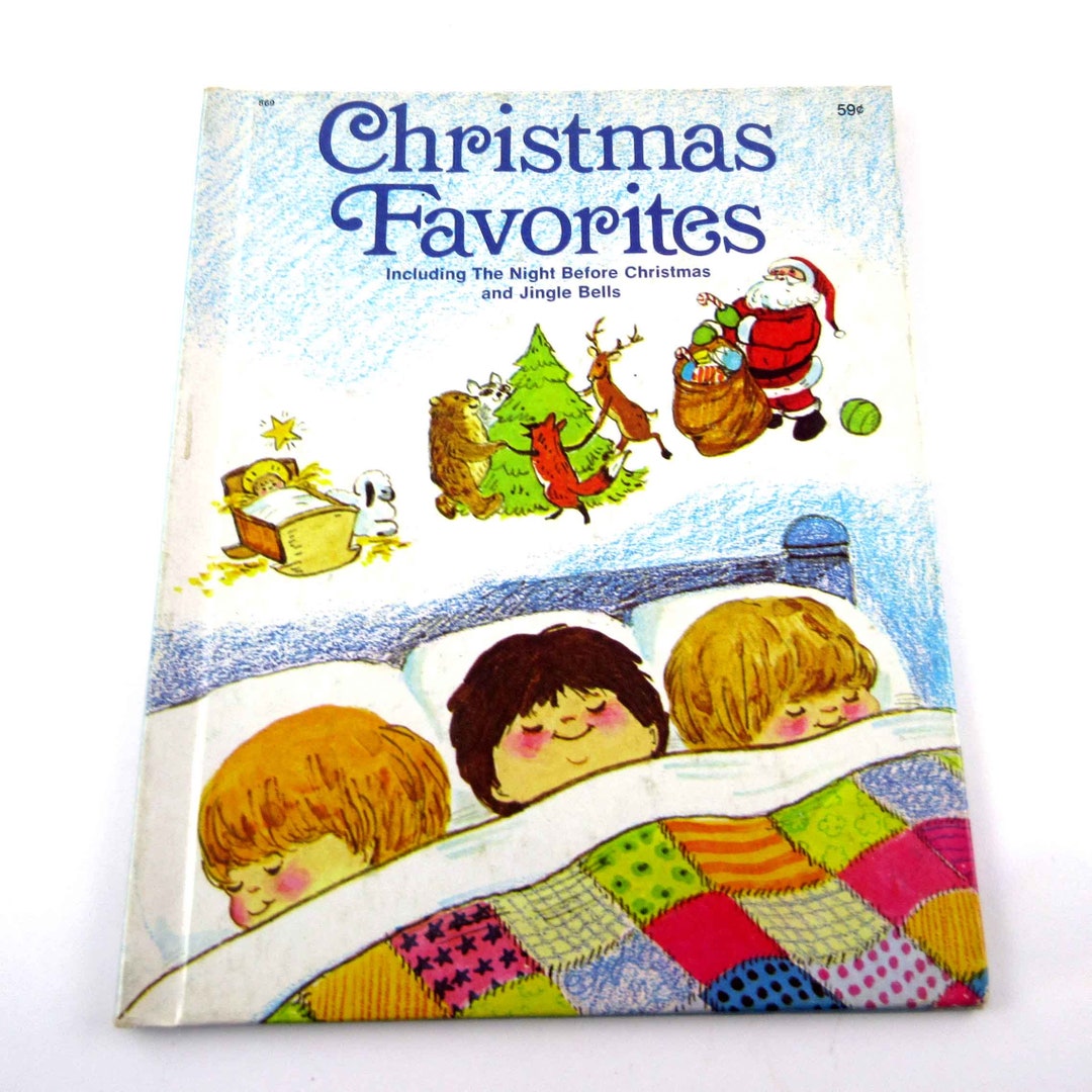 Christmas Favorites Vintage 1950s Children's Wonder Book Illustrated by ...